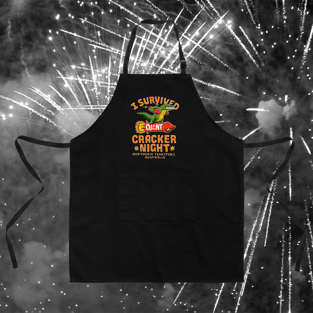 Cracker Night 2025 Apron Black – NT Unofficial