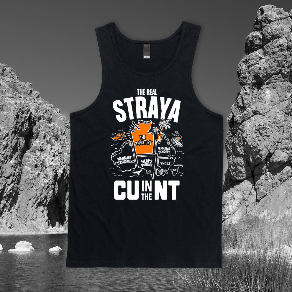 Straya 2025 Singlet Black – NT Unofficial