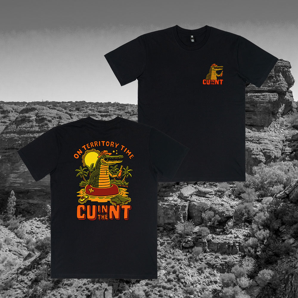 Territory Time Tee Black – NT Unofficial