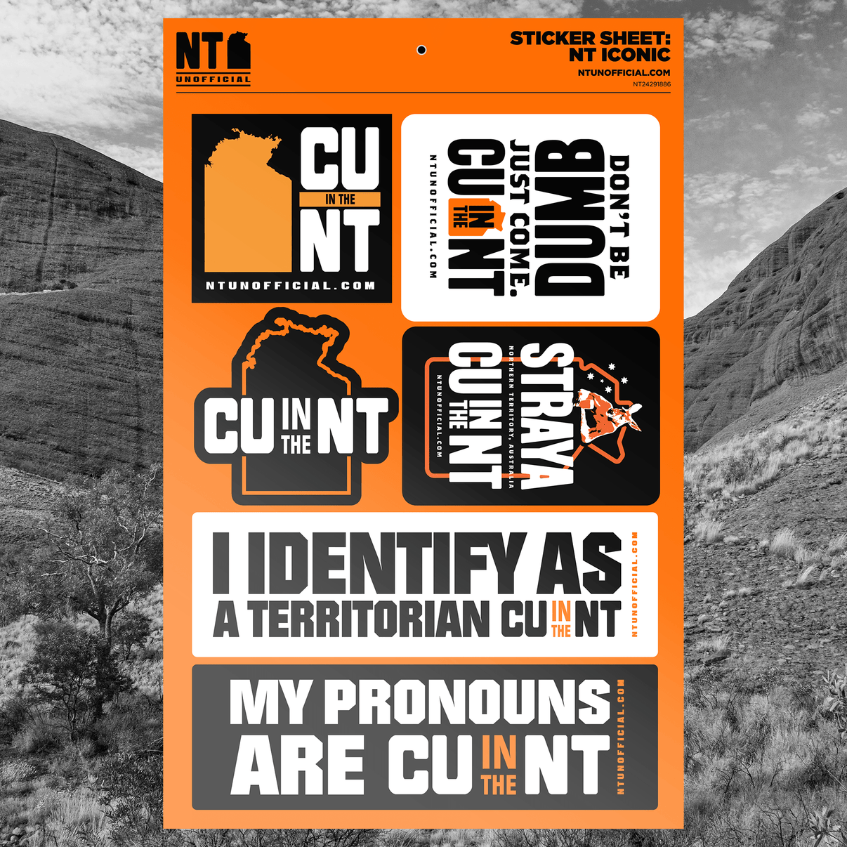 Iconic Sticker Sheet – NT Unofficial
